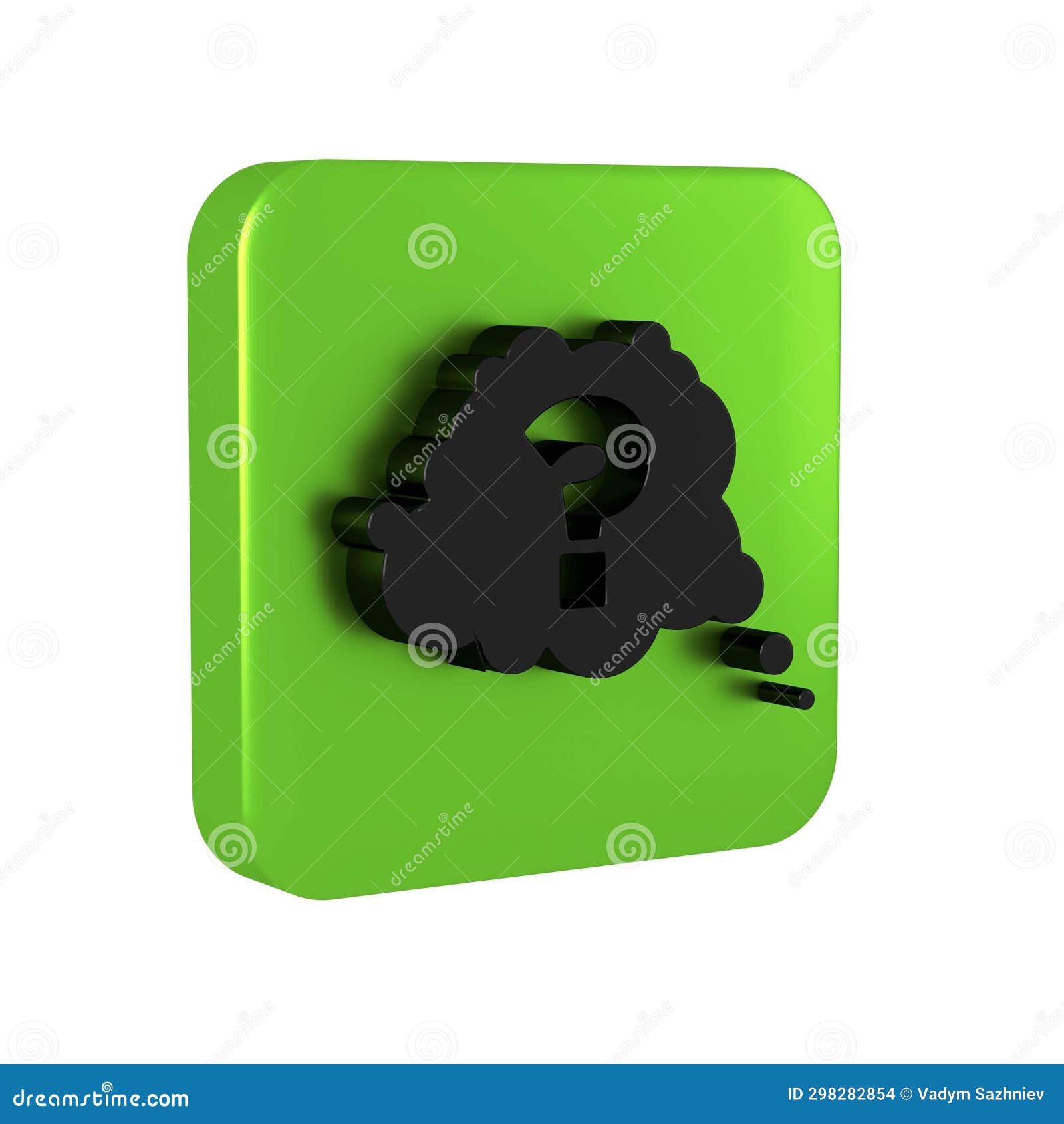 Black Question Mark Icon Isolated on Transparent Background. FAQ Sign ...