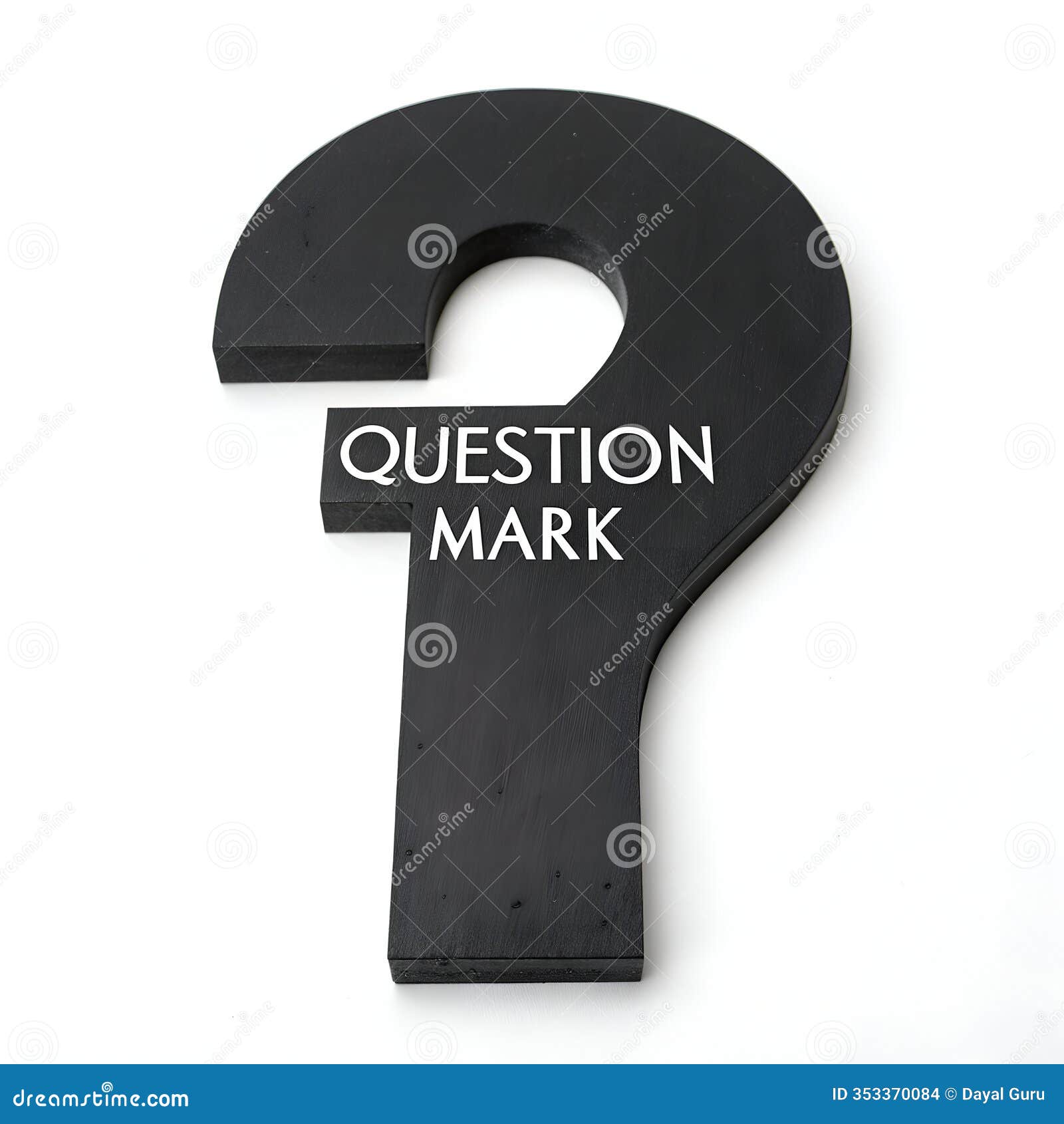 Black Question Mark Sign Isolated on White Background Stock ...