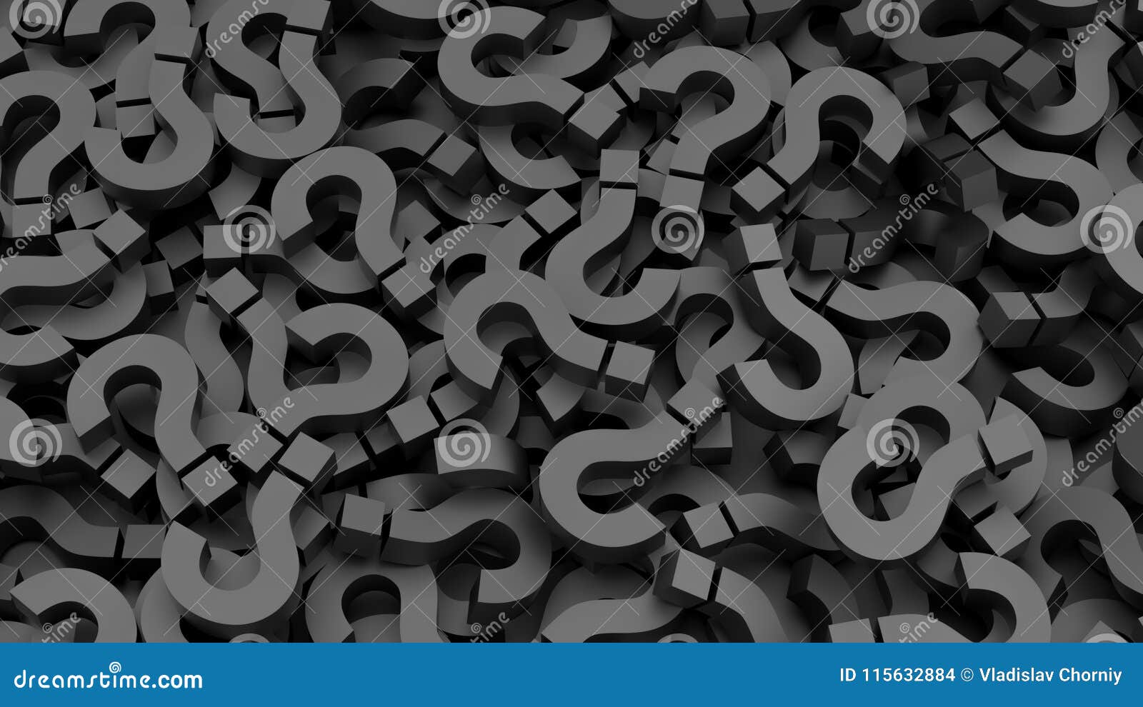 Black question marks stock illustration. Illustration of risk - 115632884