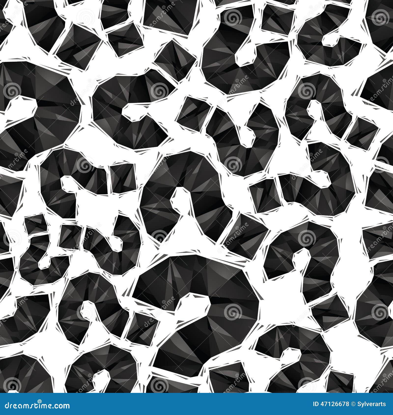 Black Question Marks Seamless Pattern, Geometric Contemporary St Stock ...