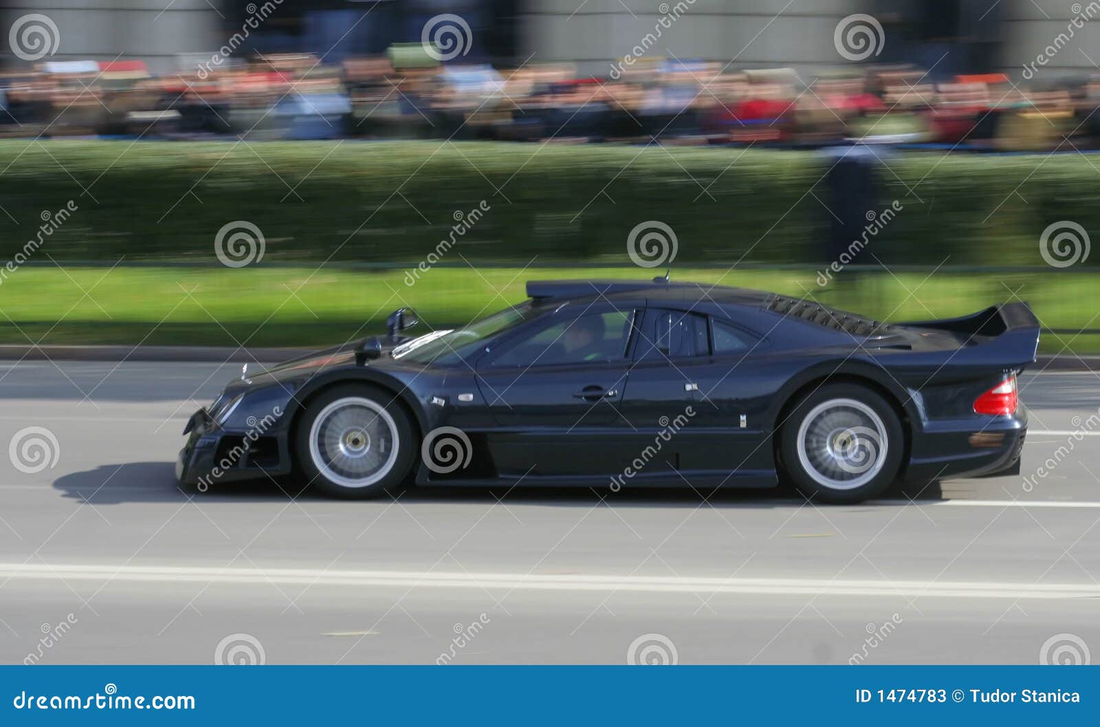Black Race car stock image. Image of bucharest, circuit - 1474783