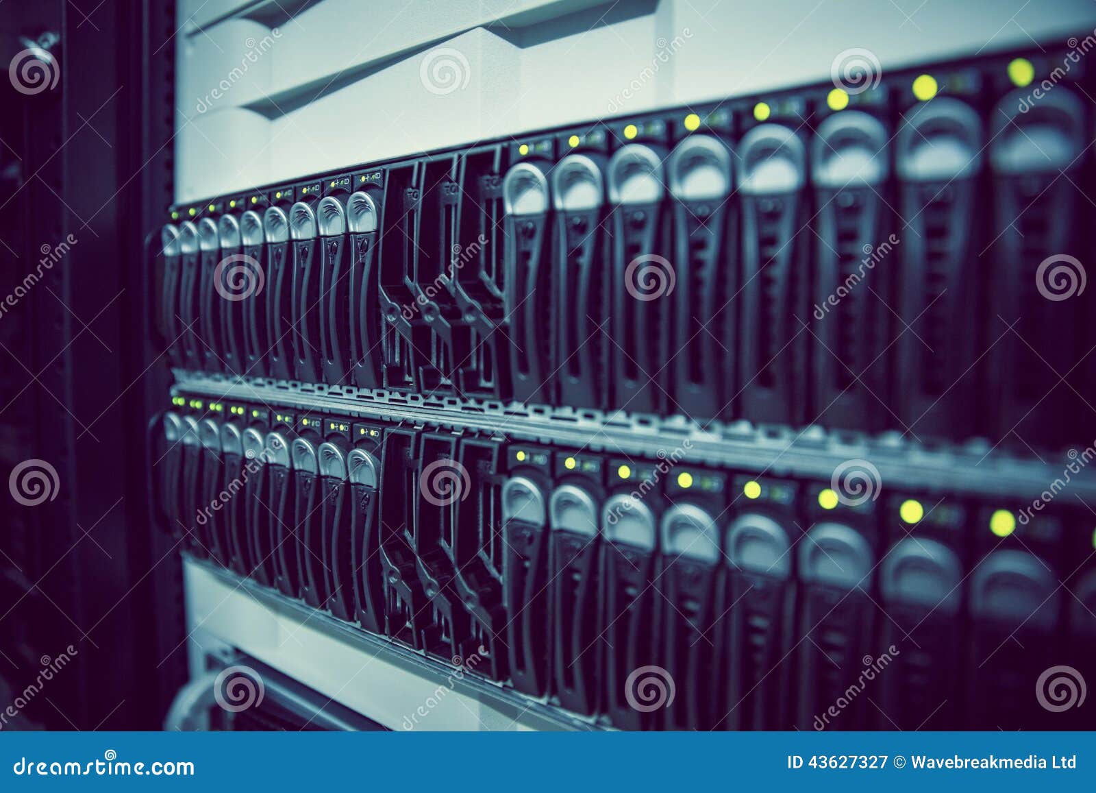 Black Rack Mounted Server Tower Stock Image - Image of electronics ...