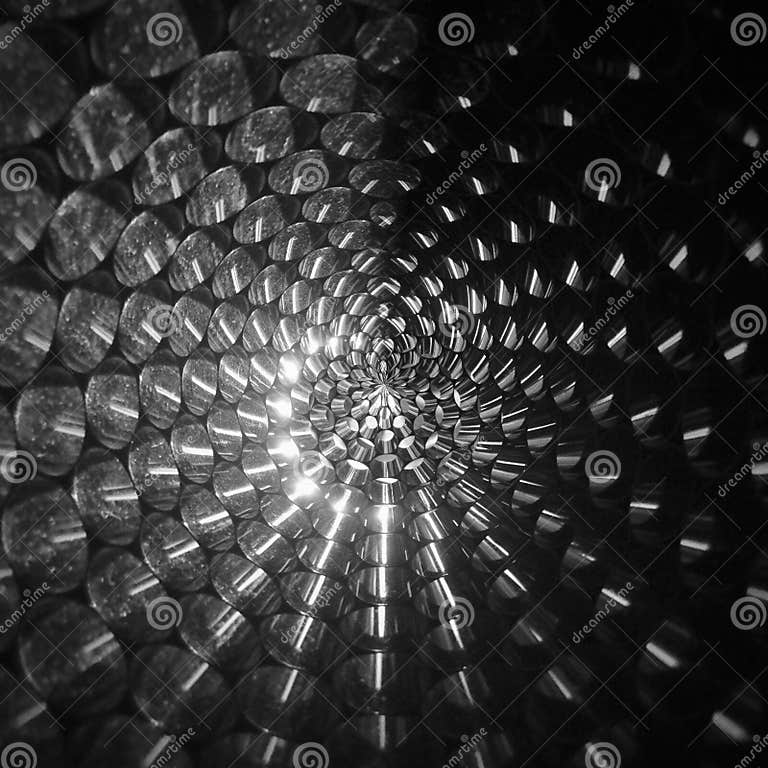 Black Radial Tubes Expanding Stock Illustration - Illustration of ...