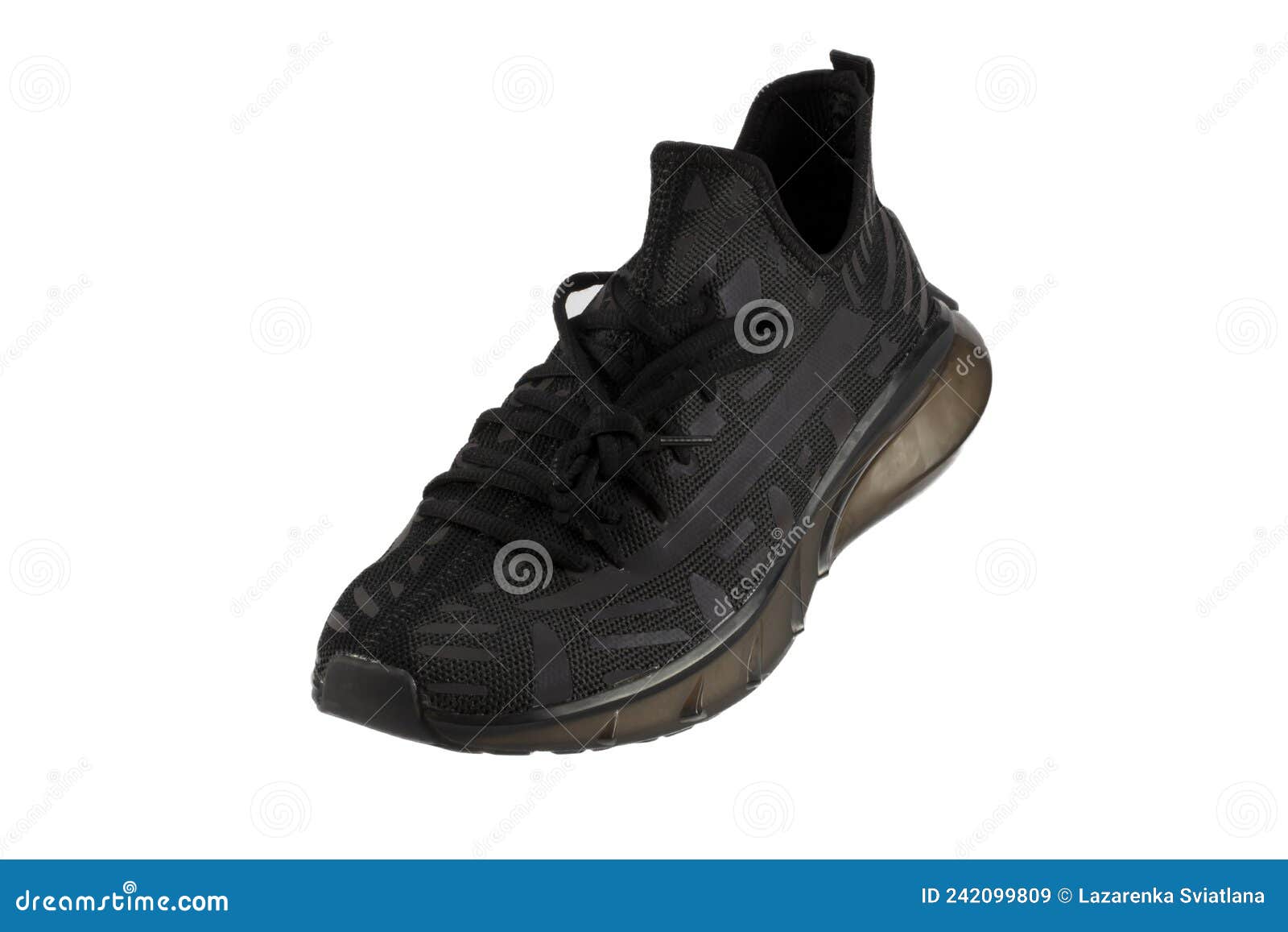Black rag sneaker stock image. Image of rubber, athlete - 242099809