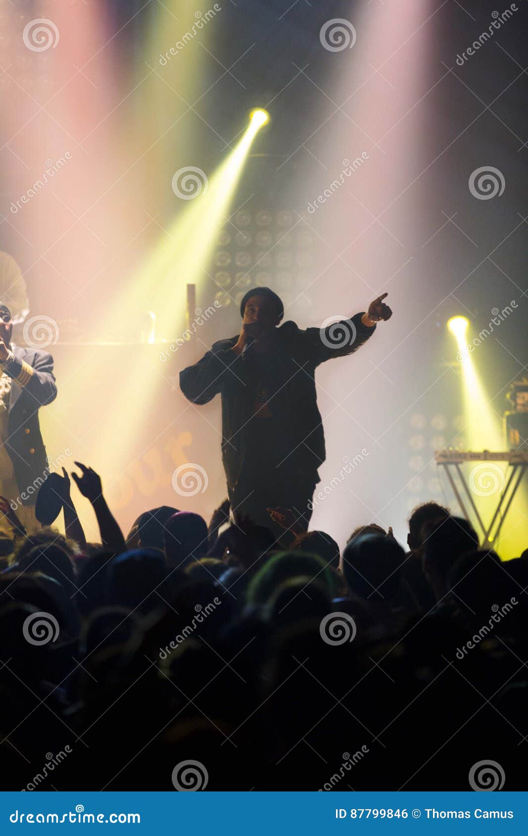 Black Rapper Silhouette Editorial Image | CartoonDealer.com #87800202