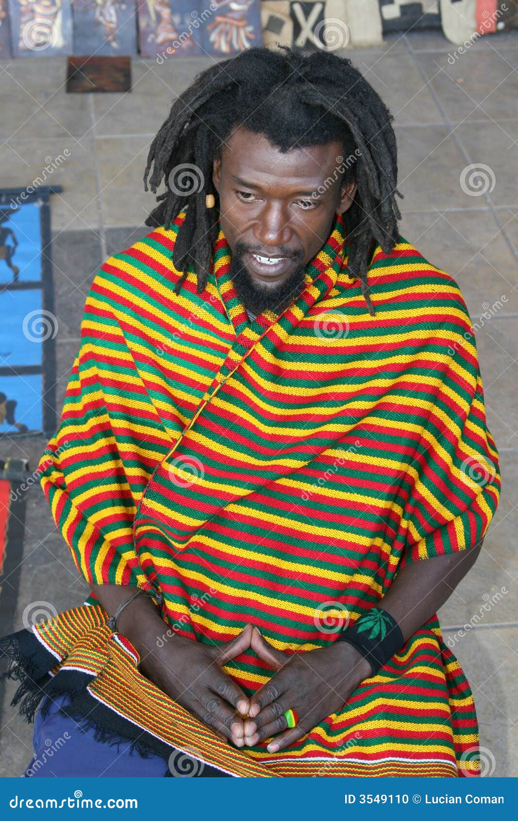 Rastafarian Hat Dog Royalty-Free Stock Photo | CartoonDealer.com #10891047