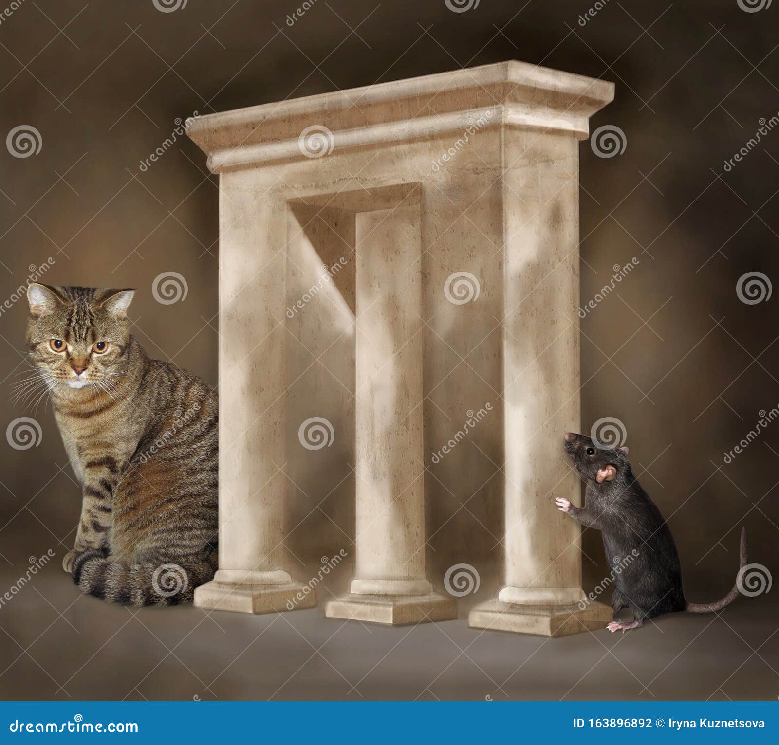 Rat hide from cat 2 stock photo. Image of fantasy, look - 163896892