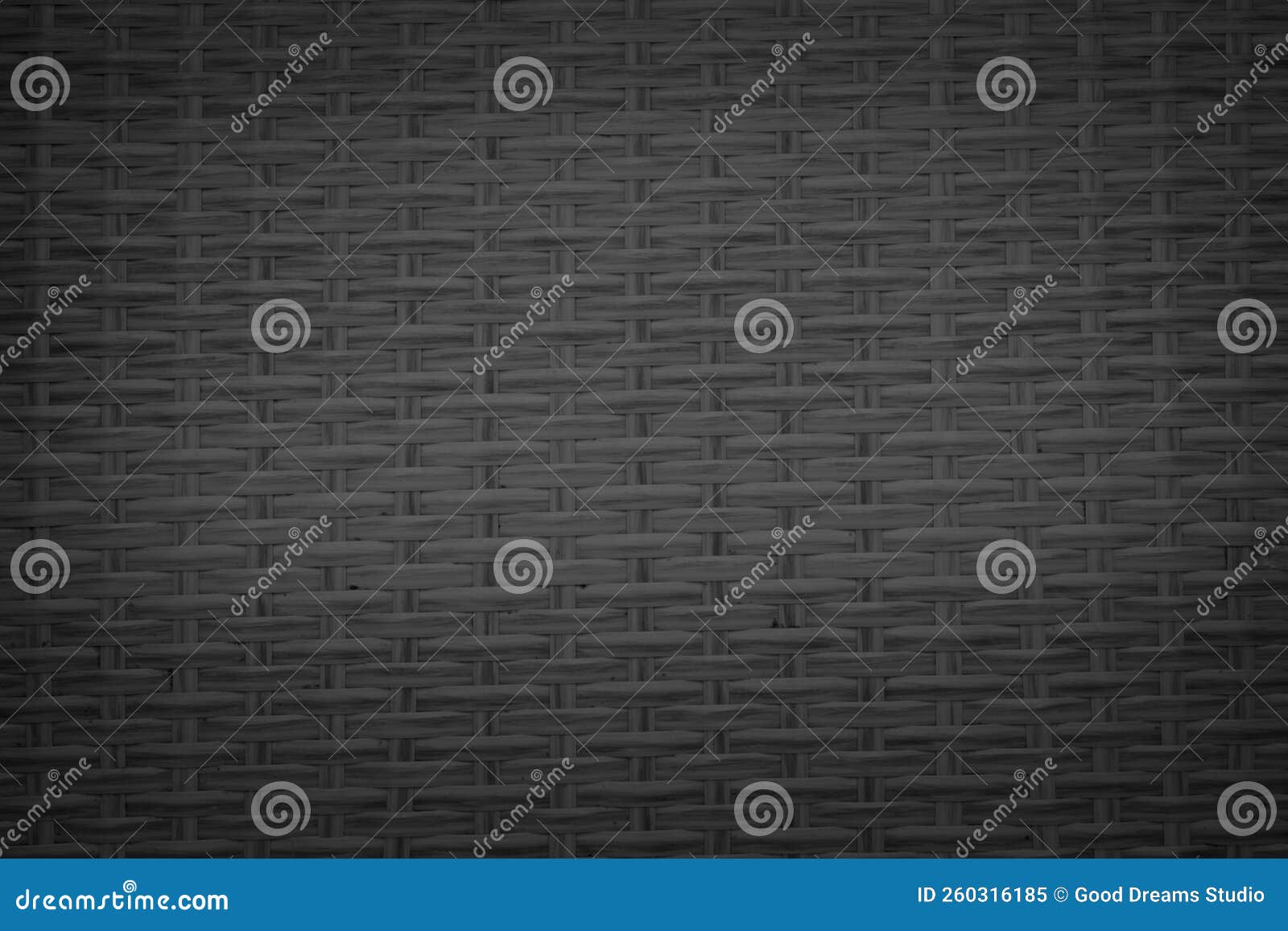 Black Rattan Texture for Background. Stock Image - Image of ...
