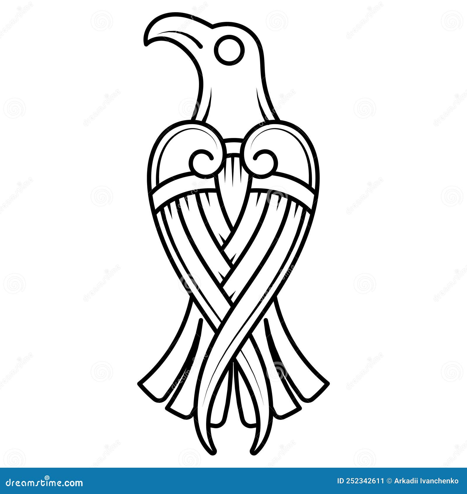 Raven Illustration | CartoonDealer.com #114883782