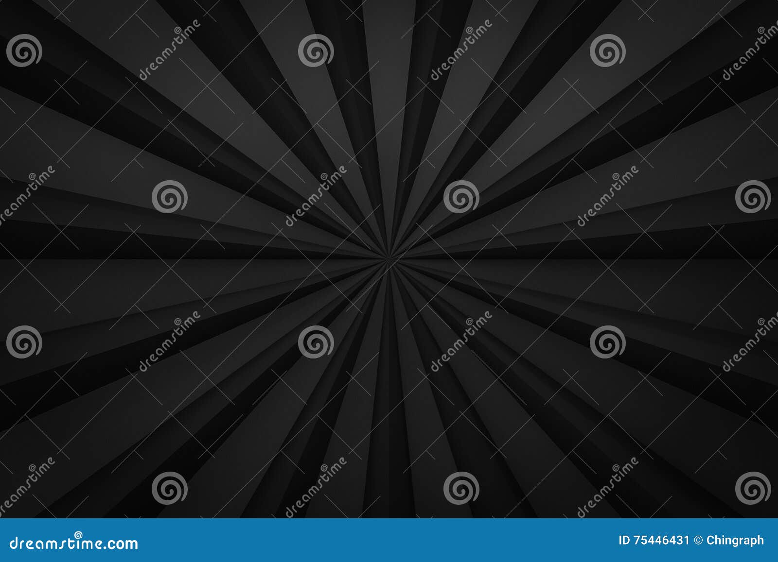 Black Ray Background with Copy Space 3d Render Stock Image - Image of ...