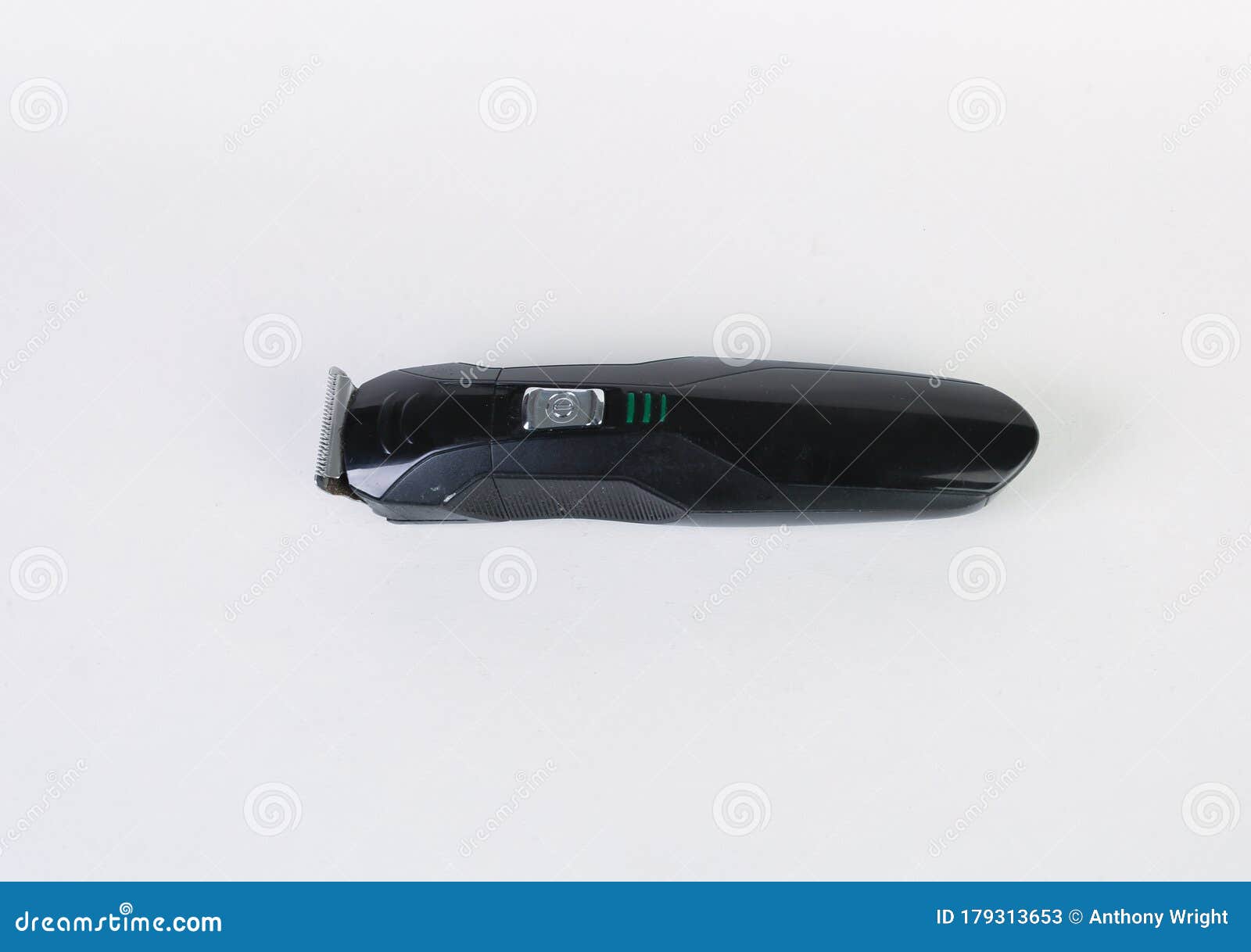 A Black Razor on a White Back Ground Stock Image - Image of ...