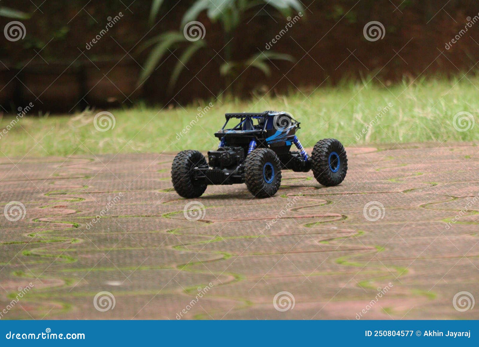 A Black RC Car Driving on the Floor Stock Image - Image of model ...