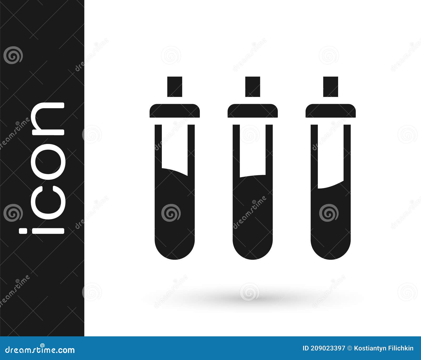 Reagent Bottle On White Background Royalty-Free Illustration ...