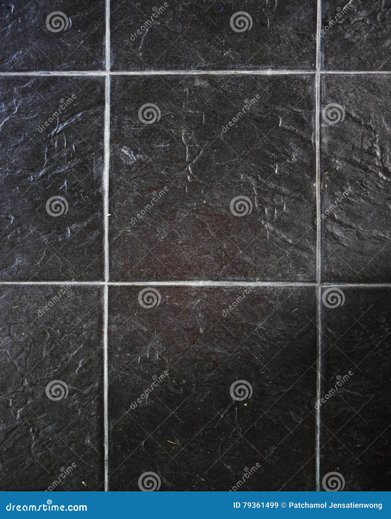 Black Rectangle Stone Tile stock image. Image of wall - 79361499