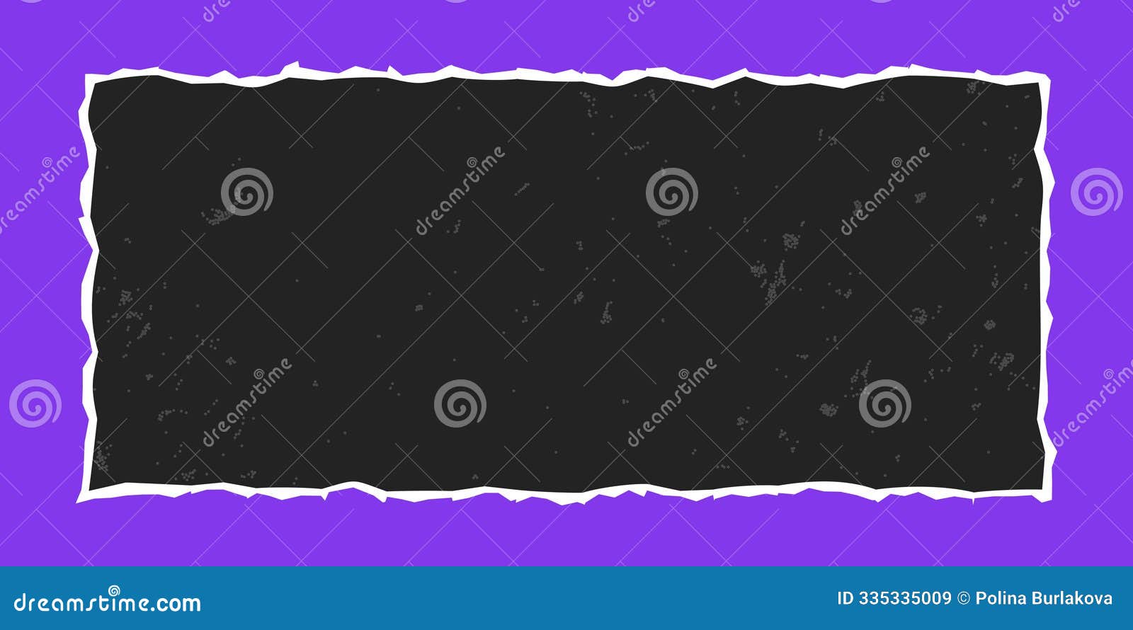 Gritty Texture, Vector Element with Jagged Edges Isolated on Purple ...