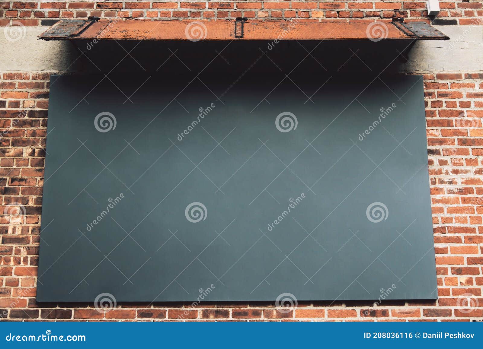 Red Rectangular Sign Reading Drive Thru For Fast Food Restaurant ...