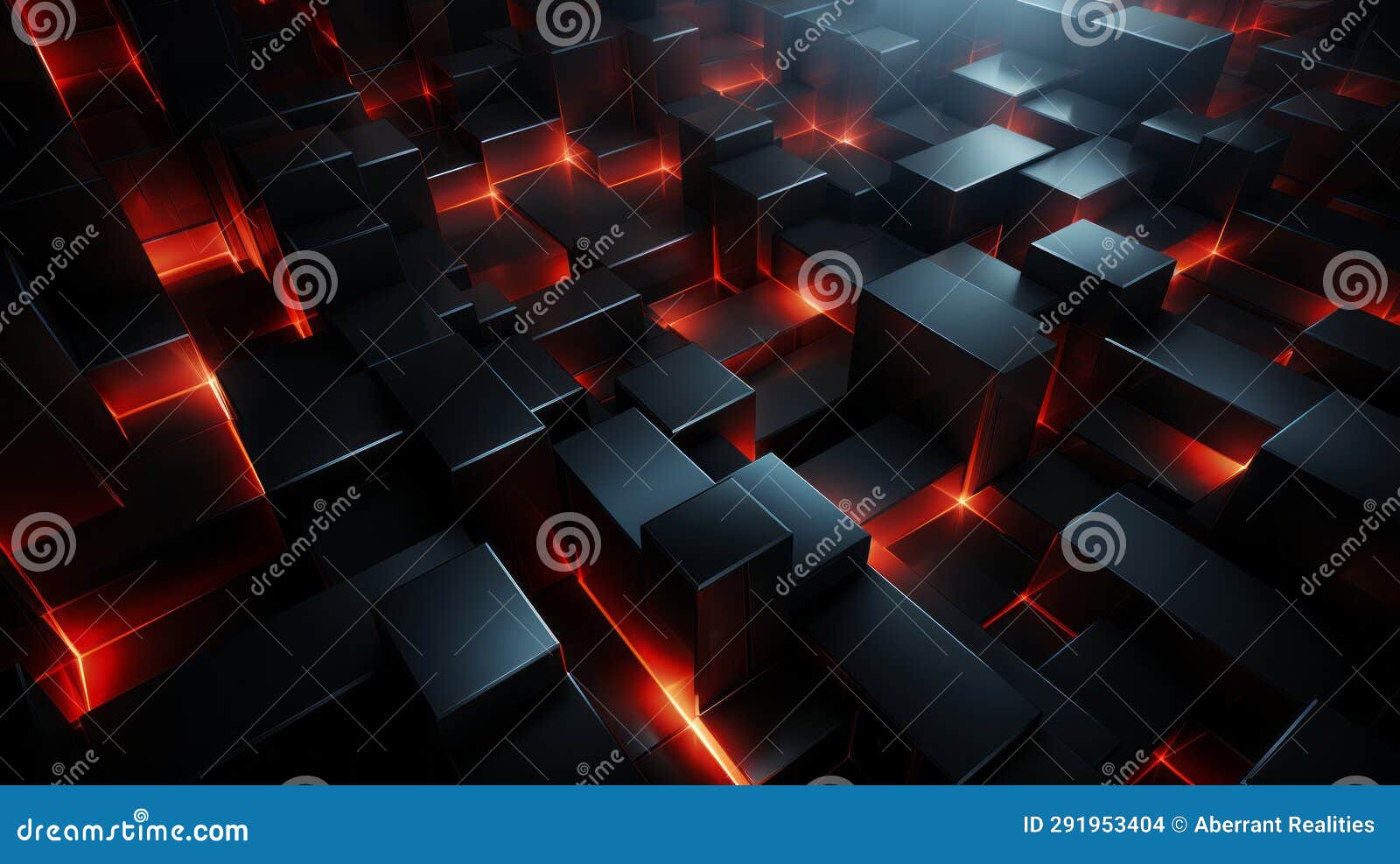 Black and Red Abstract Background with Glowing Lights Stock ...