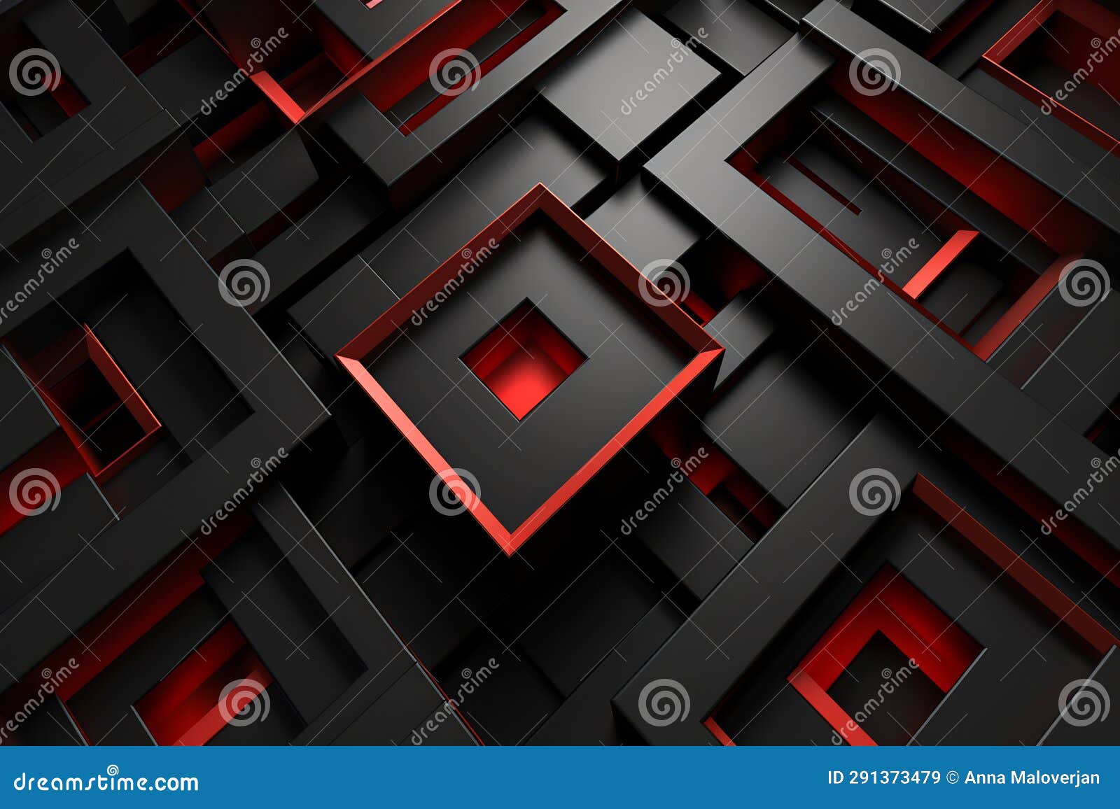 Black and Red Abstract Tech Geometric Modern Background Stock Image ...