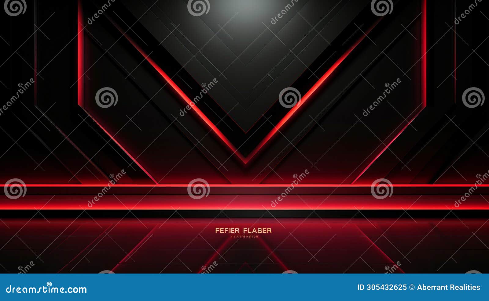 A Black and Red Background with a V Shape Stock Illustration ...
