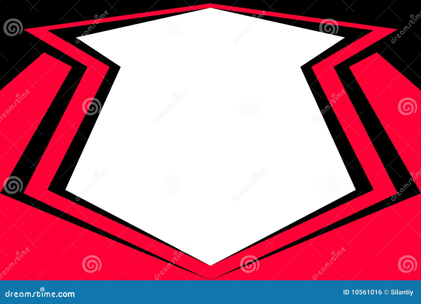 Black-red banner. stock vector. Illustration of coloured - 10561016