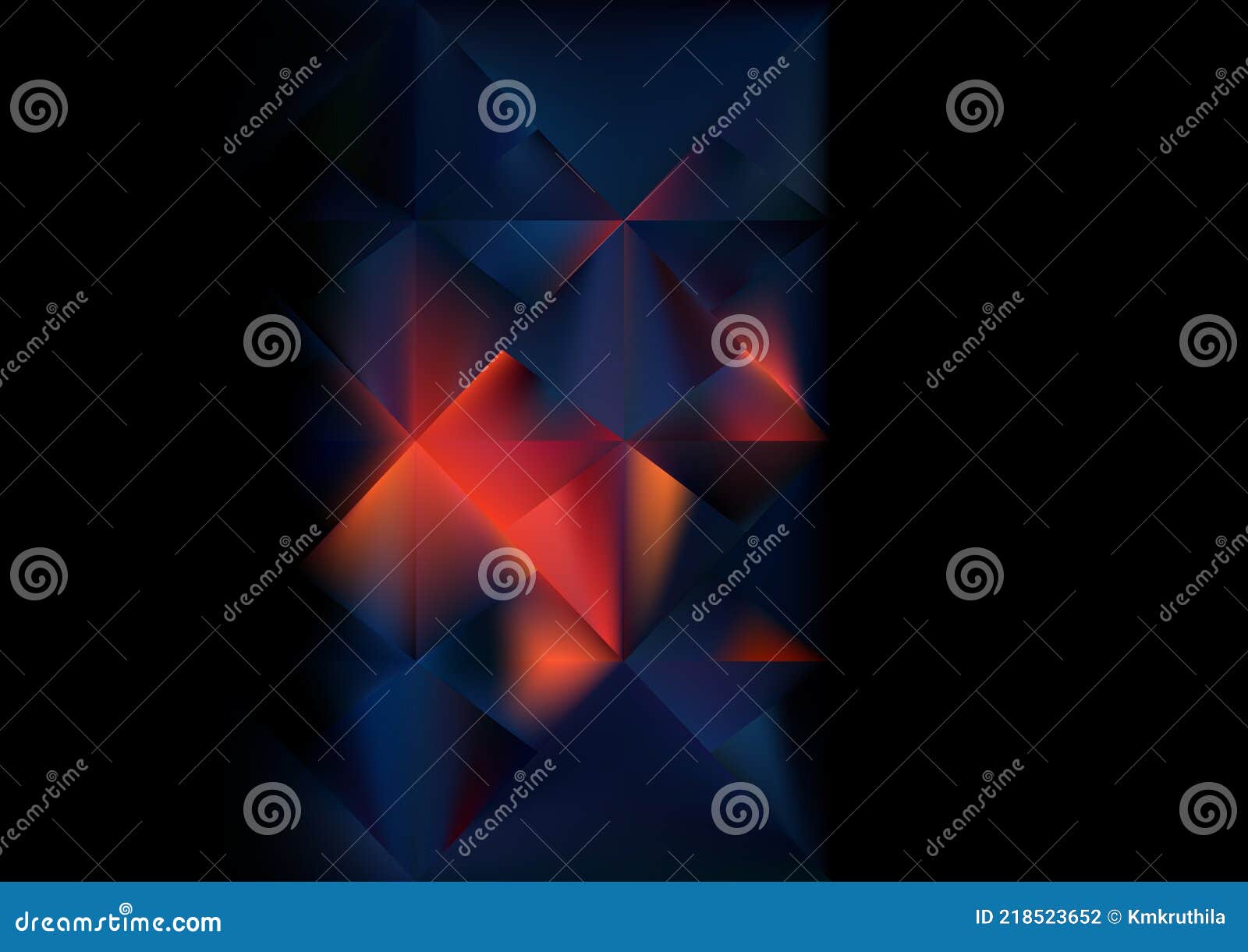 Black Red and Blue Abstract Graphic Background Vector Illustration ...