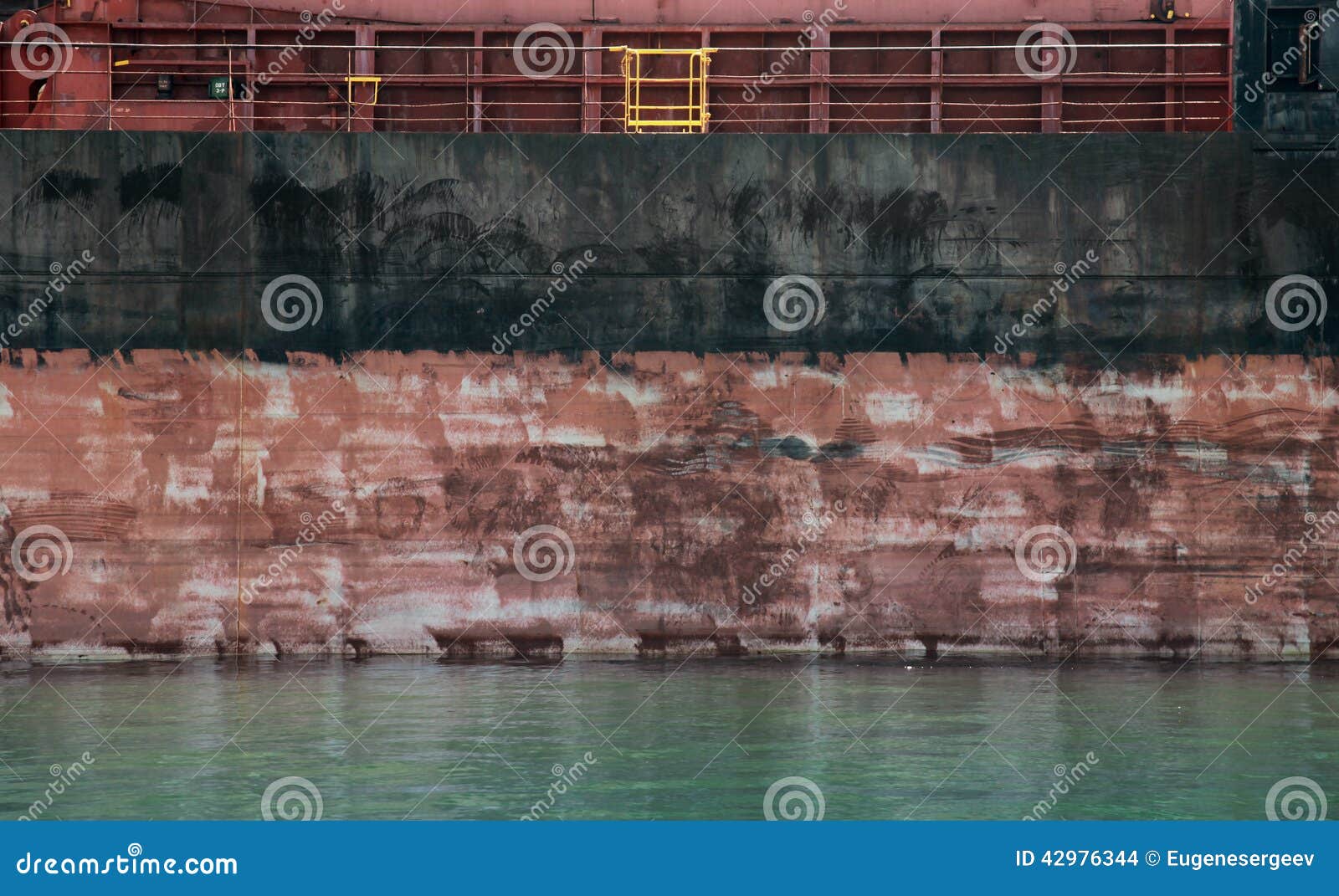 Black and Red Cargo Ship Hull Side Texture Stock Photo - Image of ...