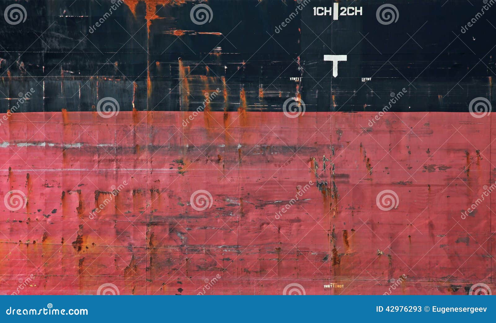 Black and Red Cargo Ship Hull Texture Stock Image - Image of sign ...