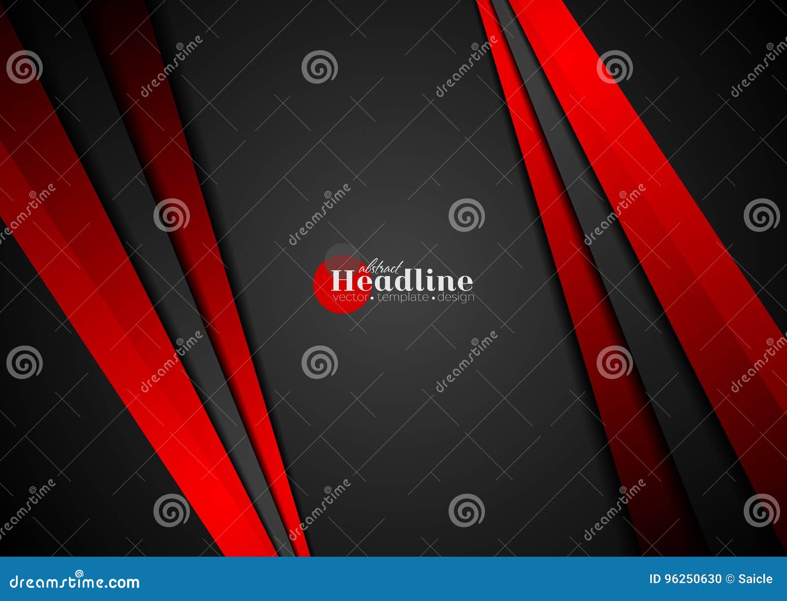 Set Contrast Abstract Shapes, Red Splash Gold. Pink Watercolor Concept ...