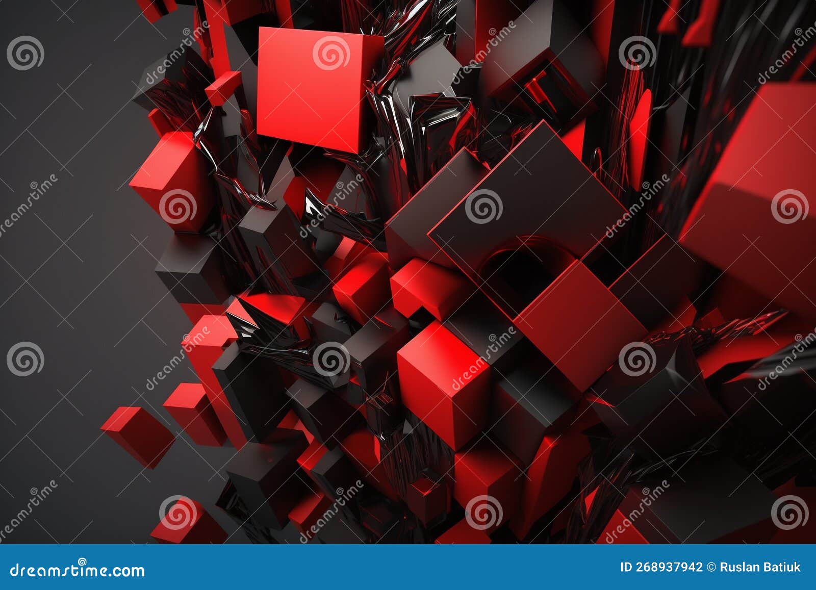 Black Red Creative Background Background with Abstract Box Rectangle ...