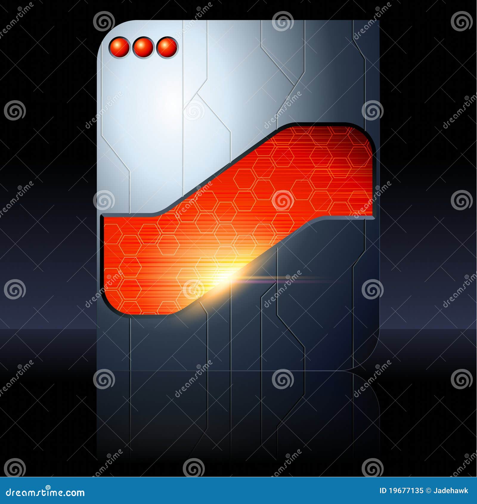 Black & Red Futuristic Sign with Transparencies Stock Vector ...