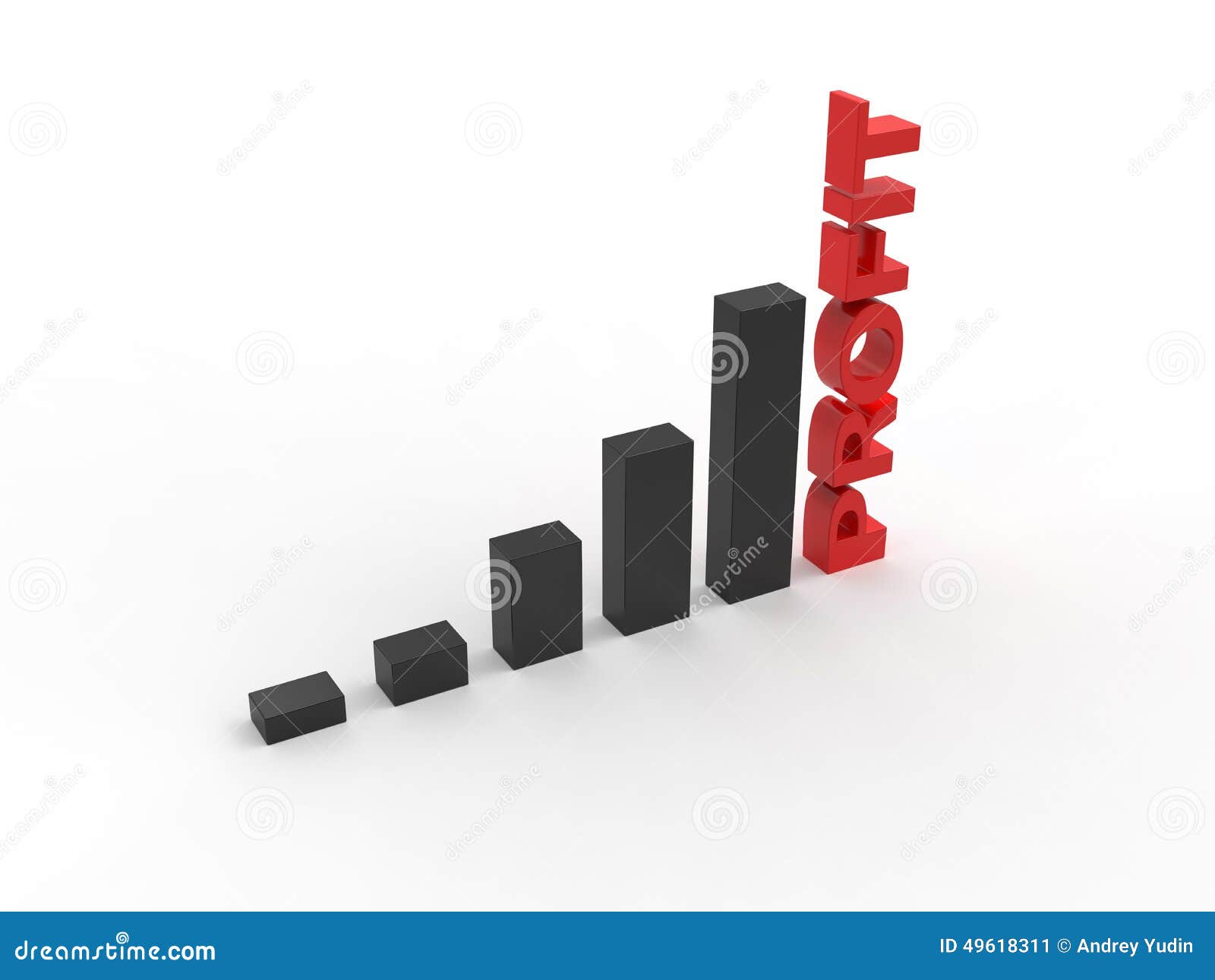 Black and red graph Profit stock illustration. Illustration of graphic ...