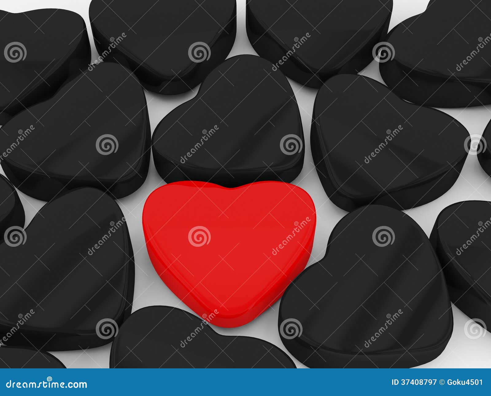 Black and red Heart stock illustration. Illustration of colors - 37408797