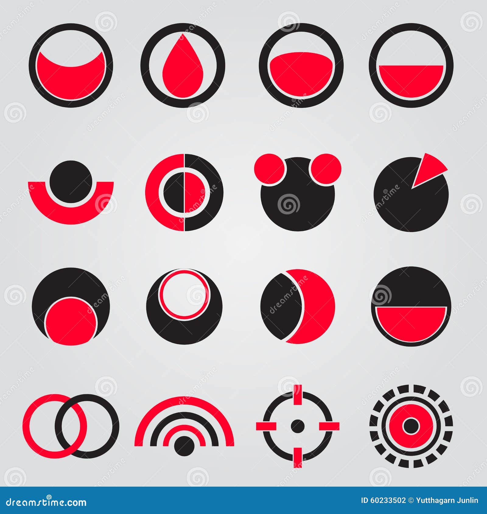 Black & Red stock vector. Illustration of match, icon - 60233502