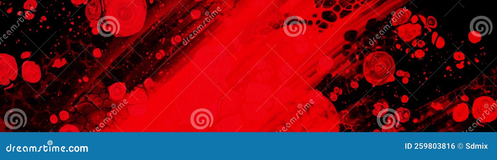 Black Red Ink Brush Stroke Background. Vector Illustration. Stock ...