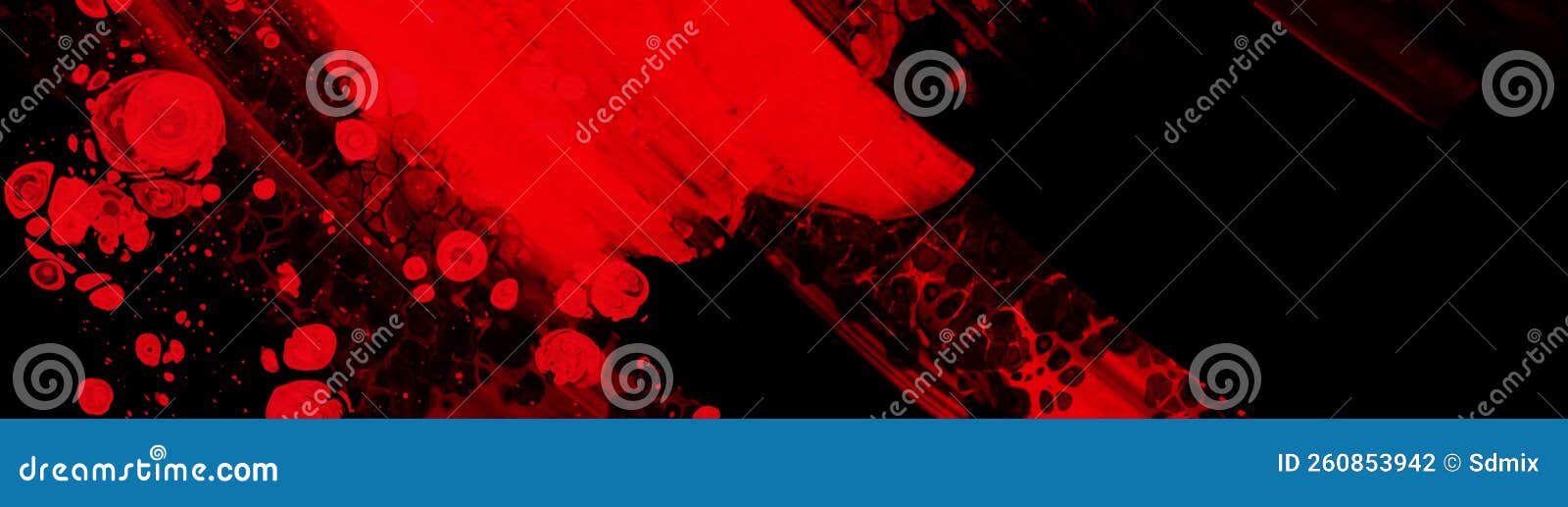 Black Red Ink Brush Stroke Background. Vector Illustration. Stock ...