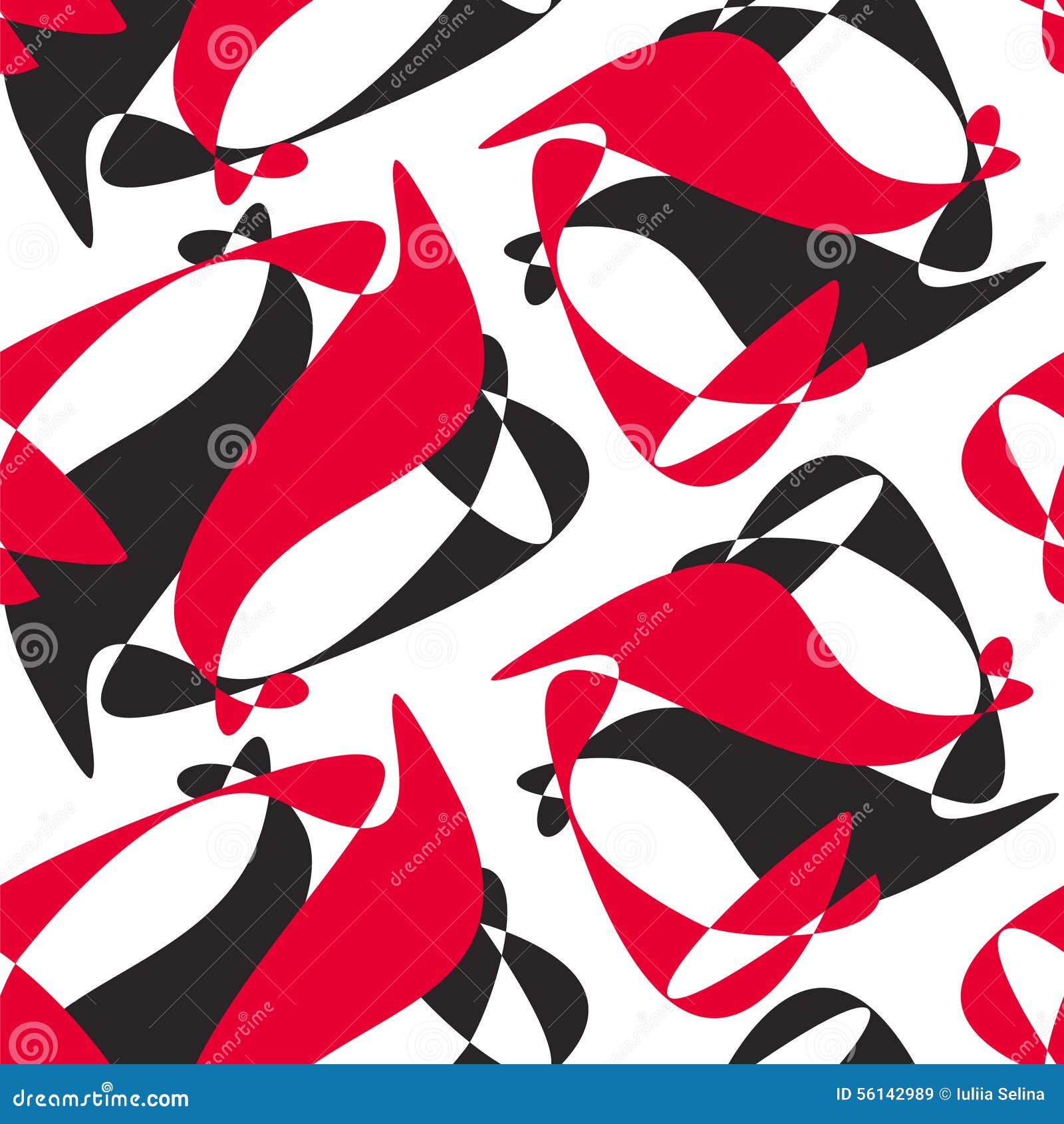 Black and red pattern stock vector. Illustration of decorative - 56142989