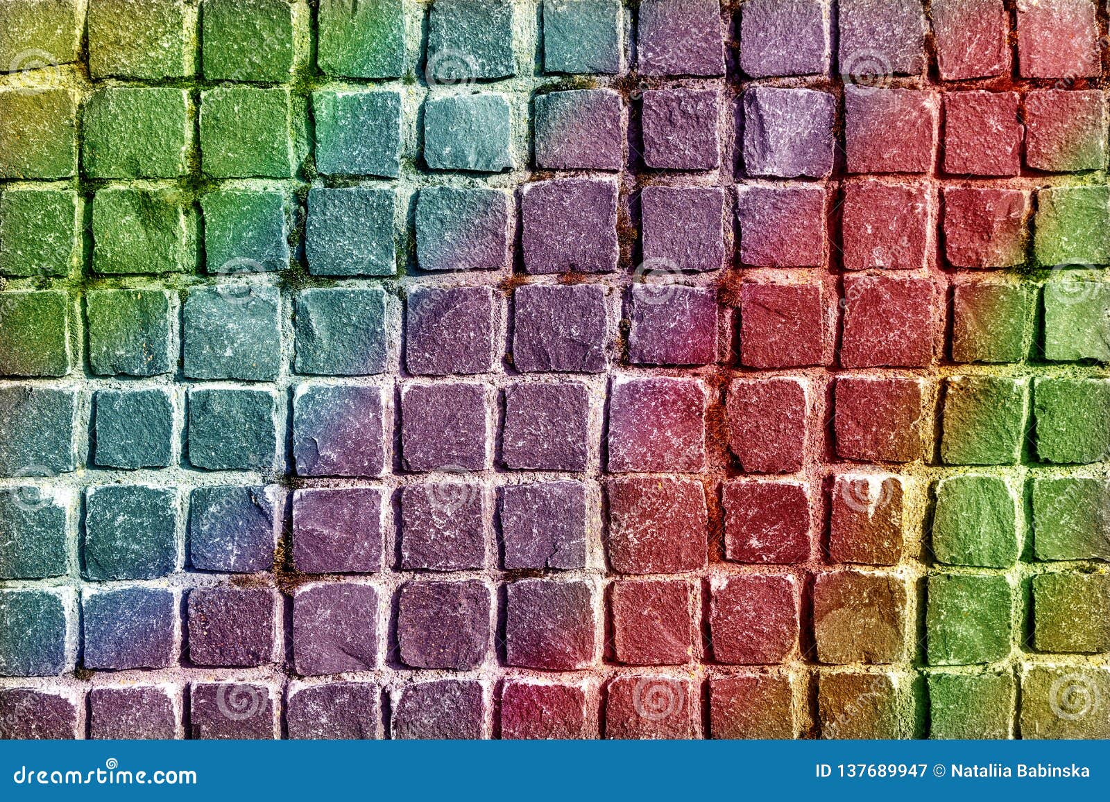 Black Red Pink Blue Green Rainbow Slate Wall Texture Background Stone ...