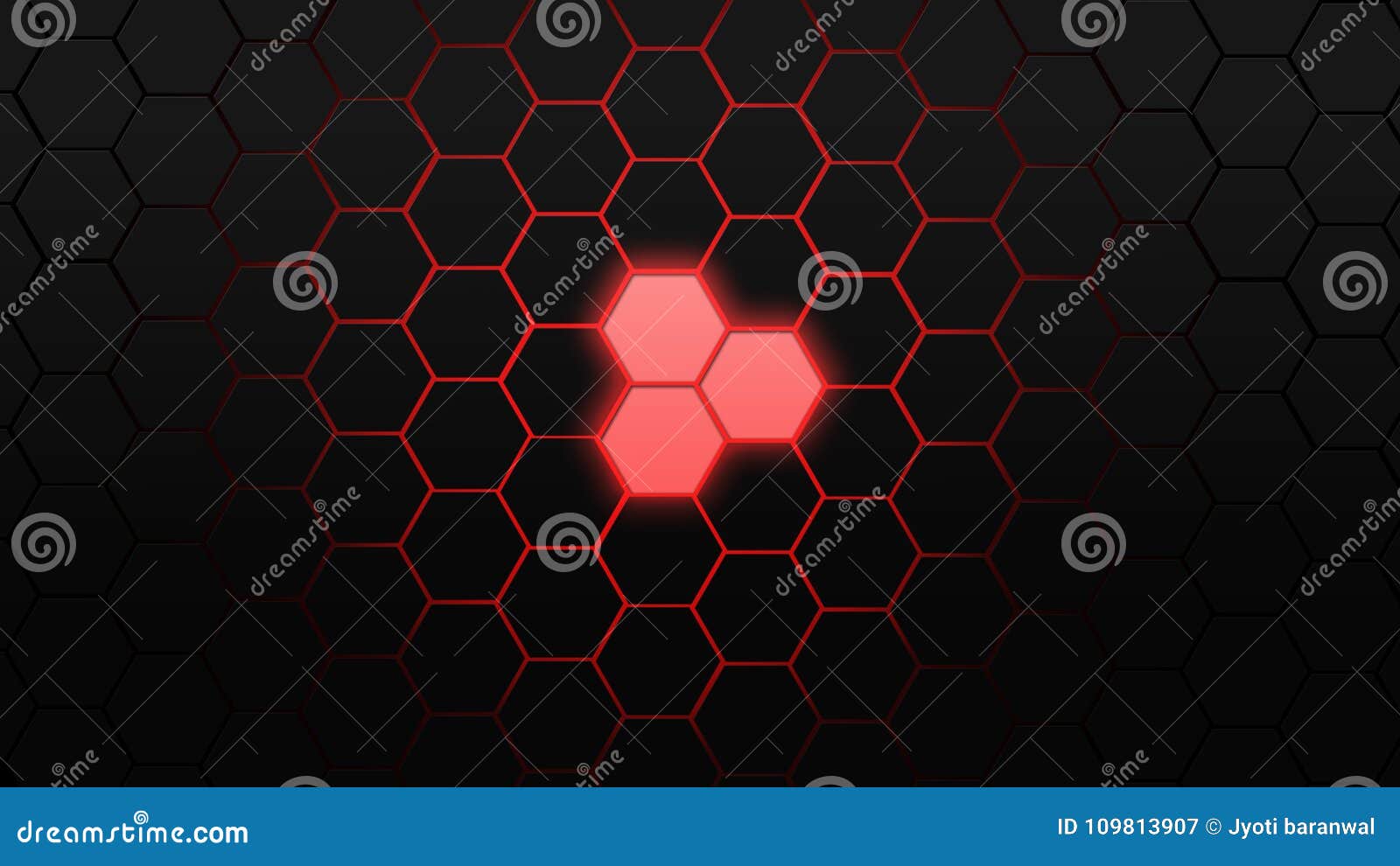 Black & Red Polygon Background Stock Illustration - Illustration of ...