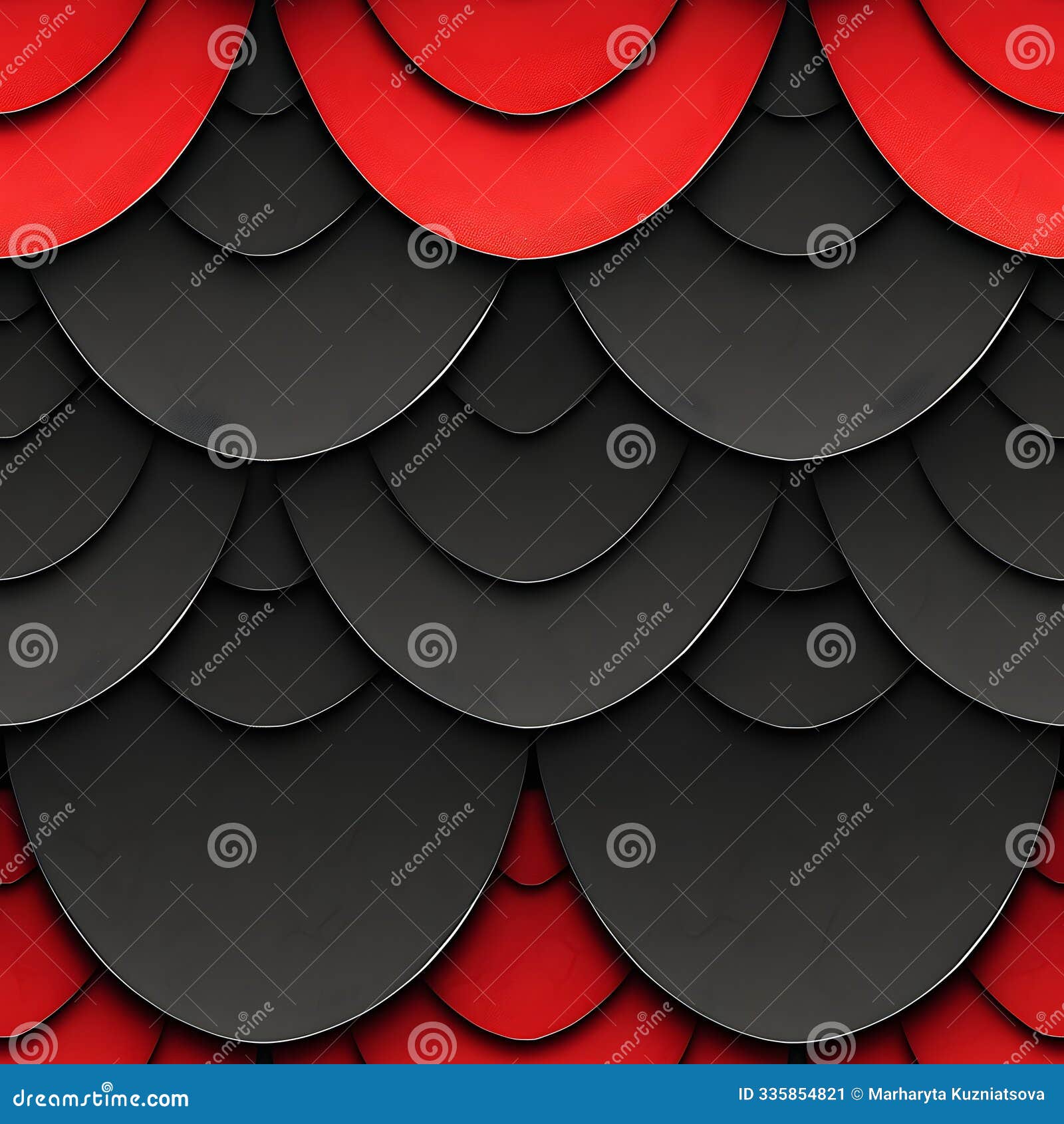 Black and Red Scales Seamless Pattern Abstract Background. Wallpaper ...