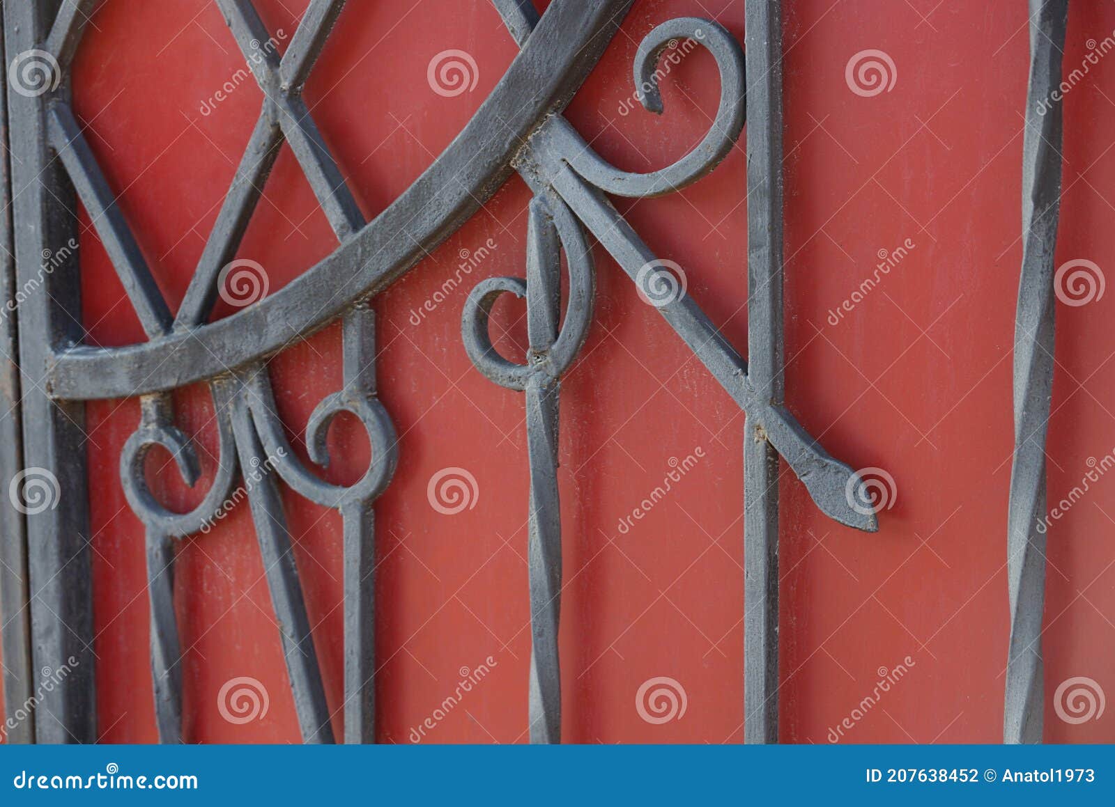 Black Red Texture of Iron Forged Rods in the Pattern Stock Photo ...