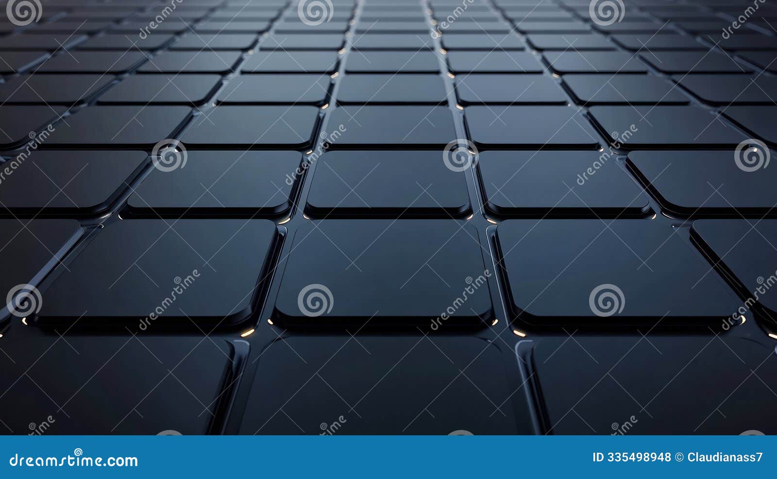 Regular Square Cell Structured Background Pattern in Black Color Stock ...