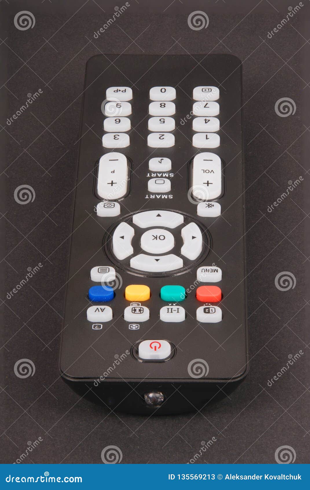 Black Remote Control for TV Stock Image - Image of click, digital ...