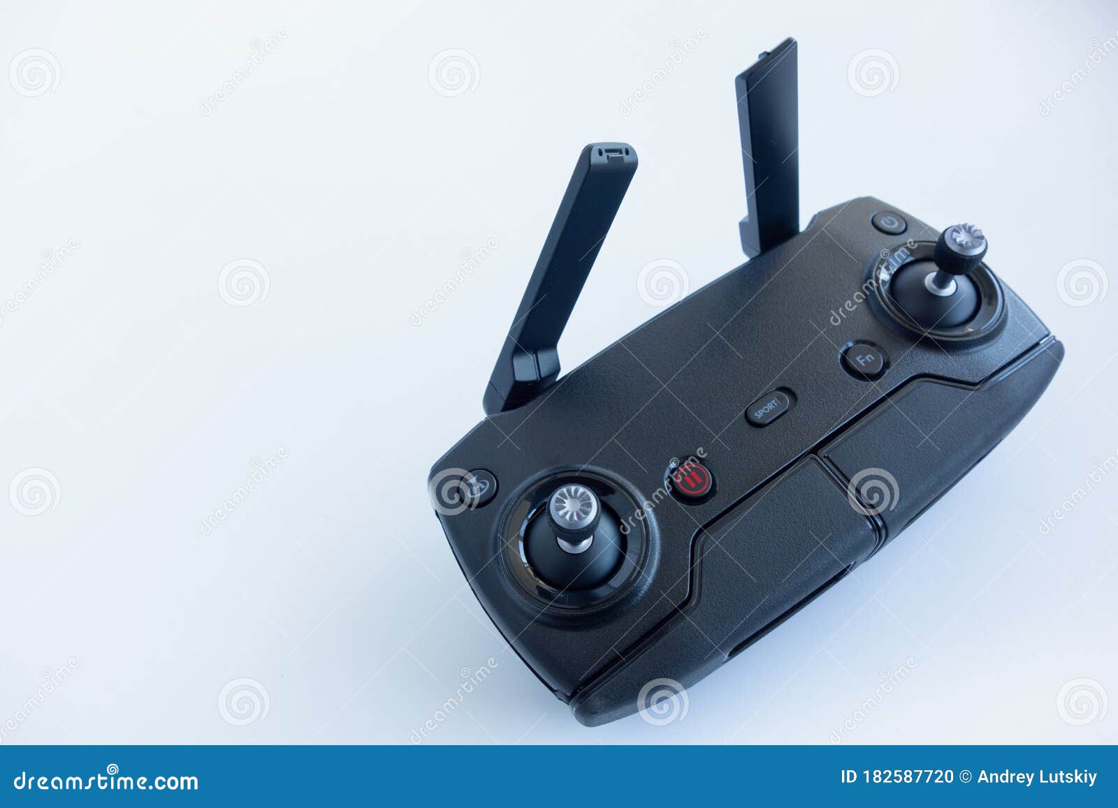 Remote Control for a Quadrocopter or Radio Models on White Isolate ...