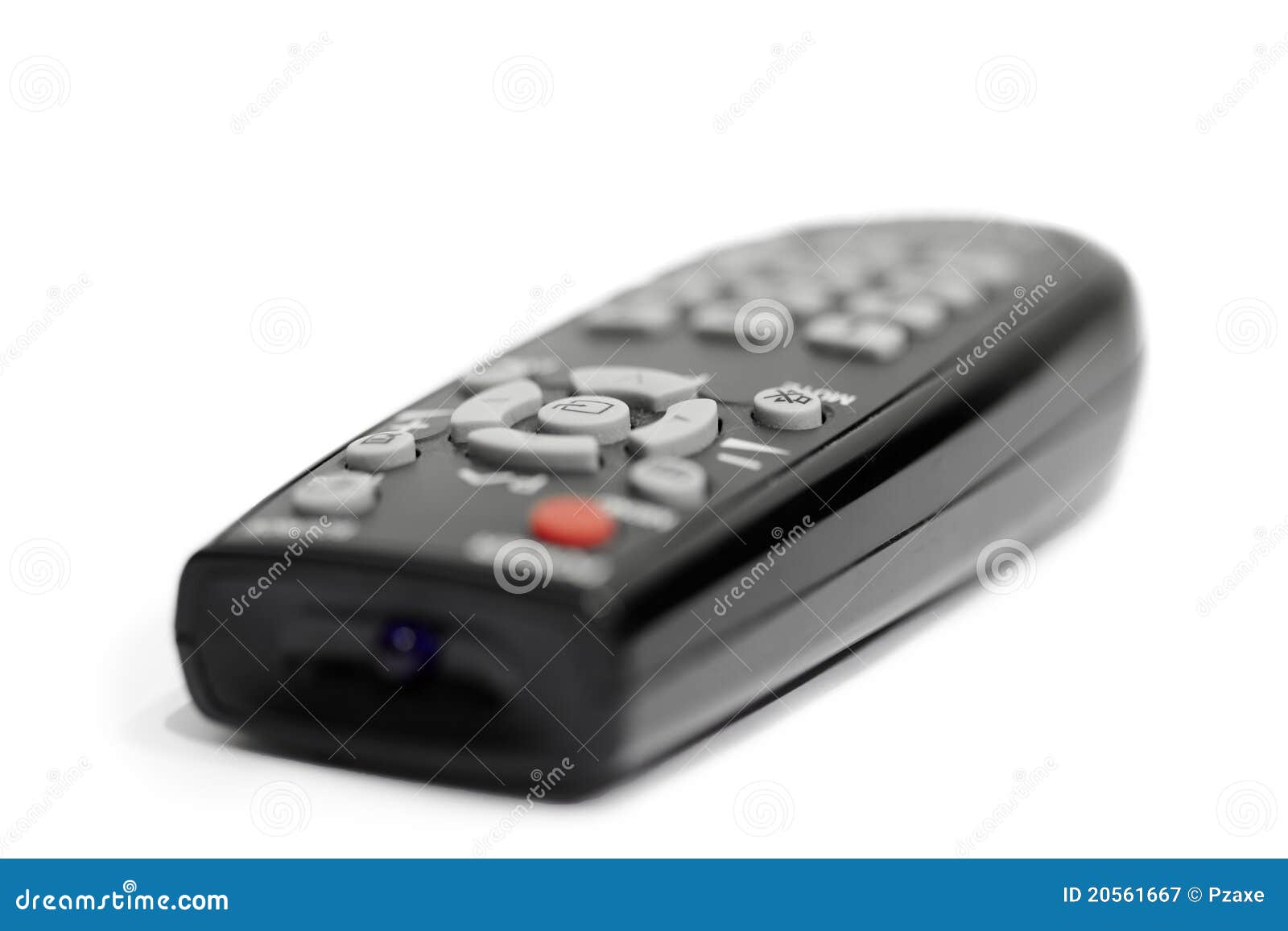 Black Remote Controller On White Background Royalty-Free Stock ...
