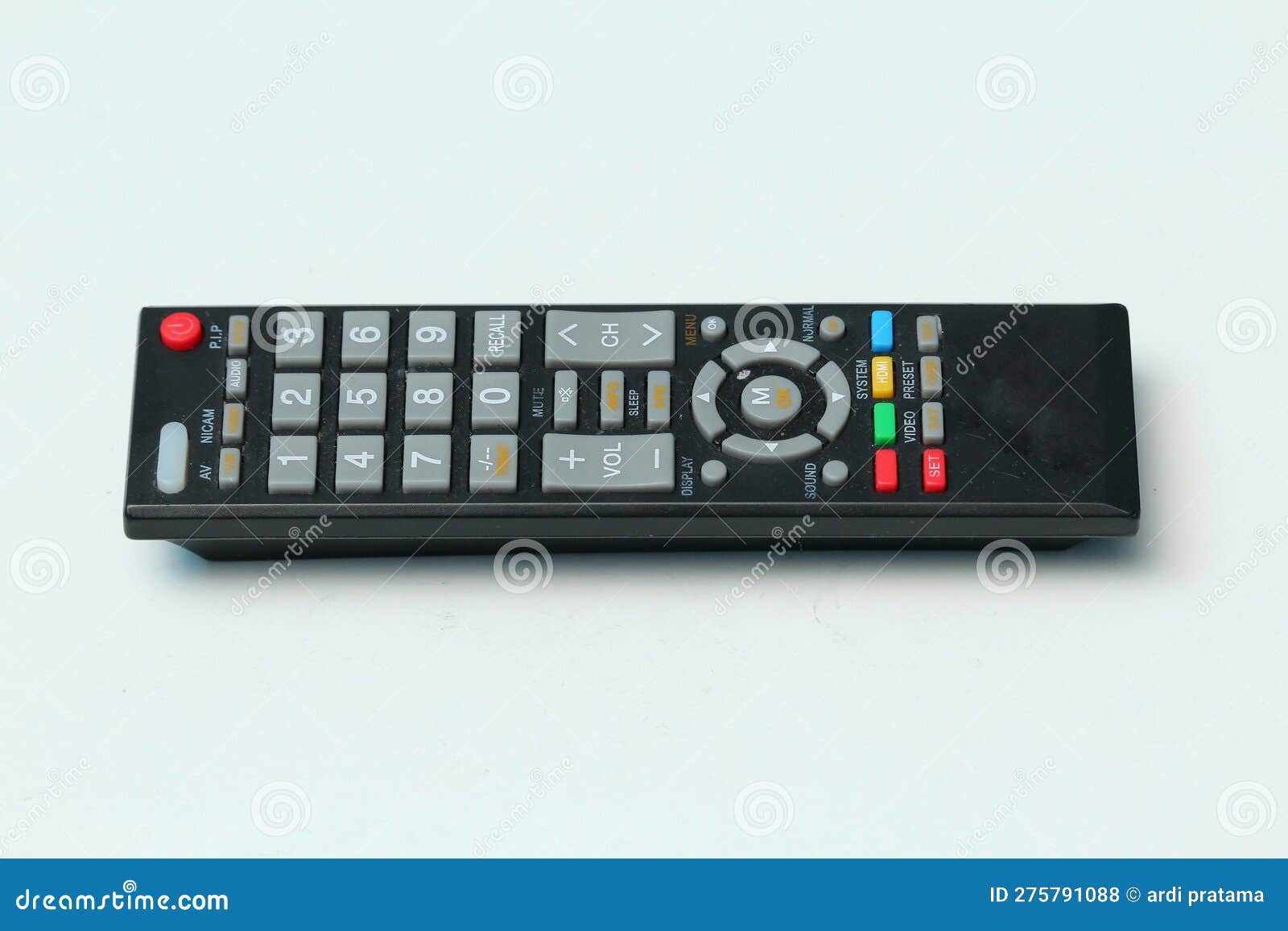 Black Remote Controler for Television Still Good Condition Stock Photo ...