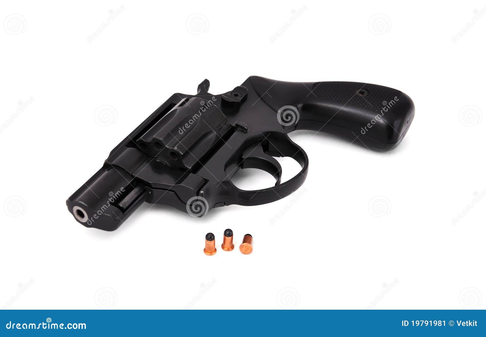 Black revolver stock image. Image of black, protection - 19791981