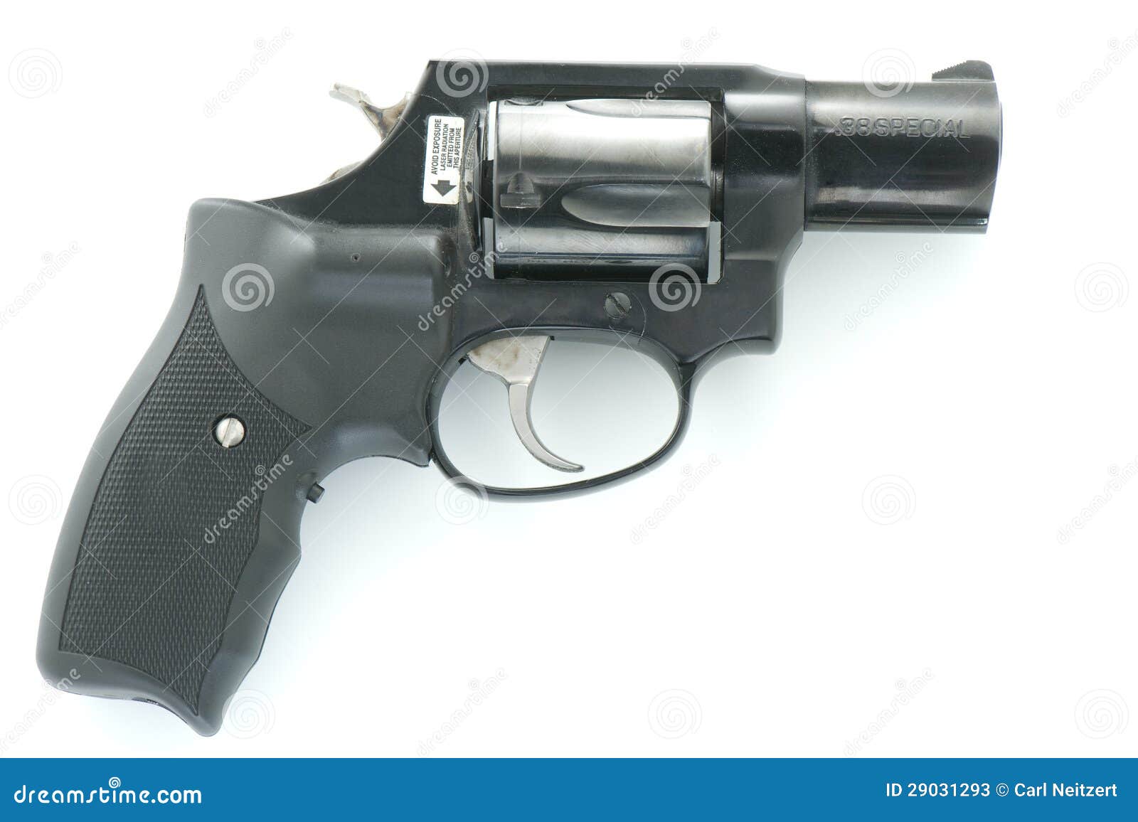 Black Revolver stock image. Image of revolver, lite, caliber - 29031293
