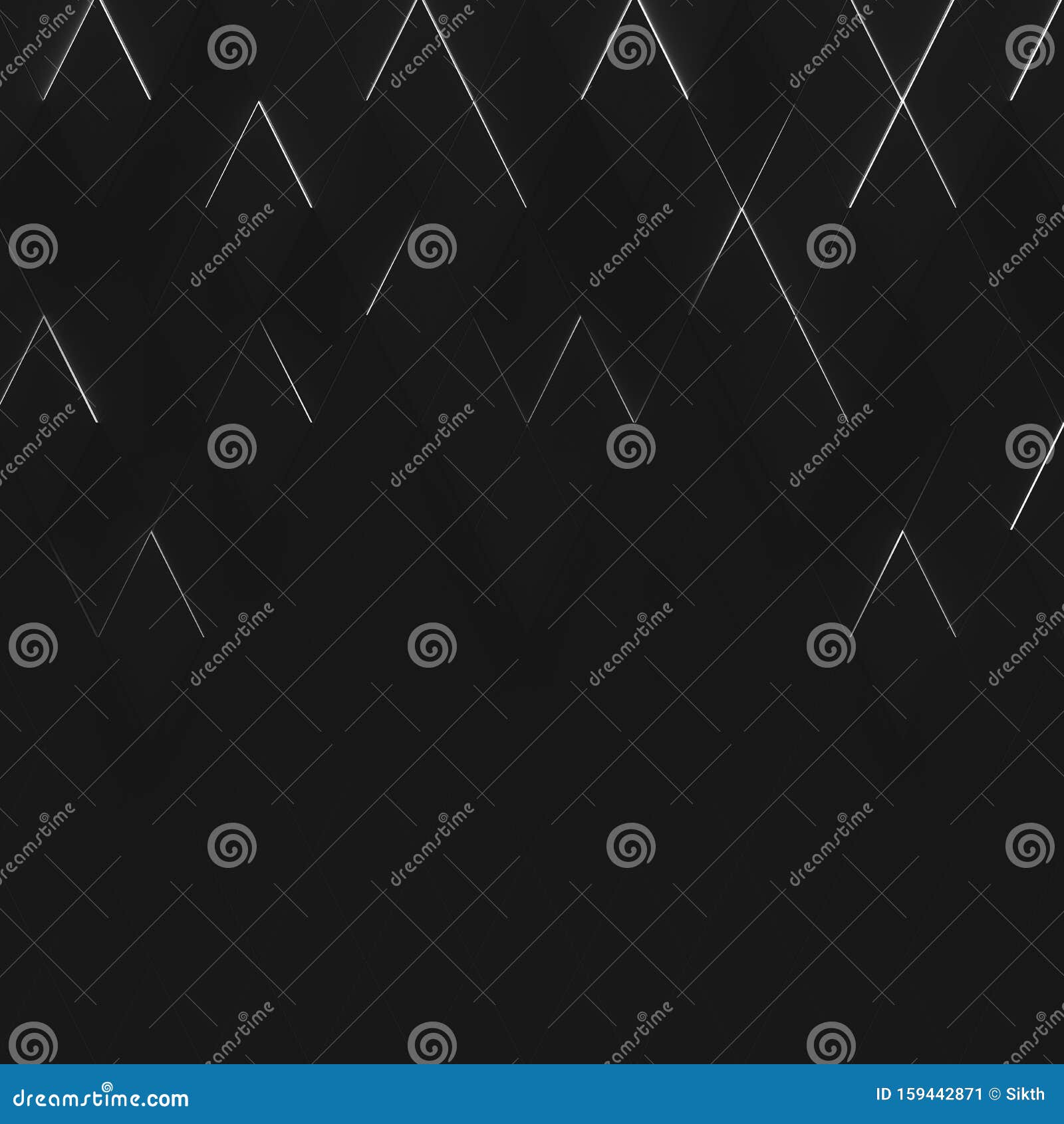 Black Rhombus Background 3D Illustration Stock Illustration ...