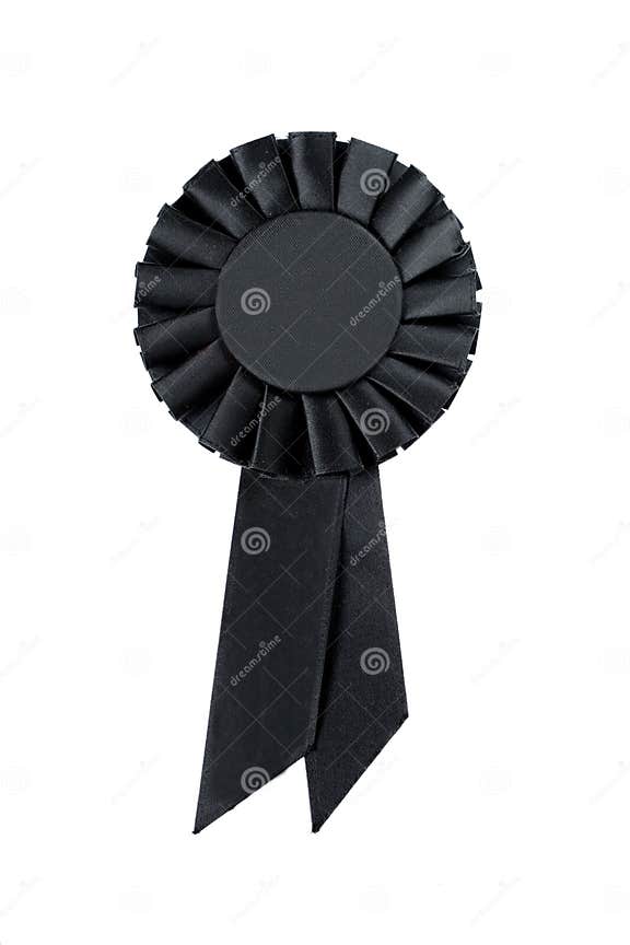 Black Ribbon stock photo. Image of recognition, champion - 3988604