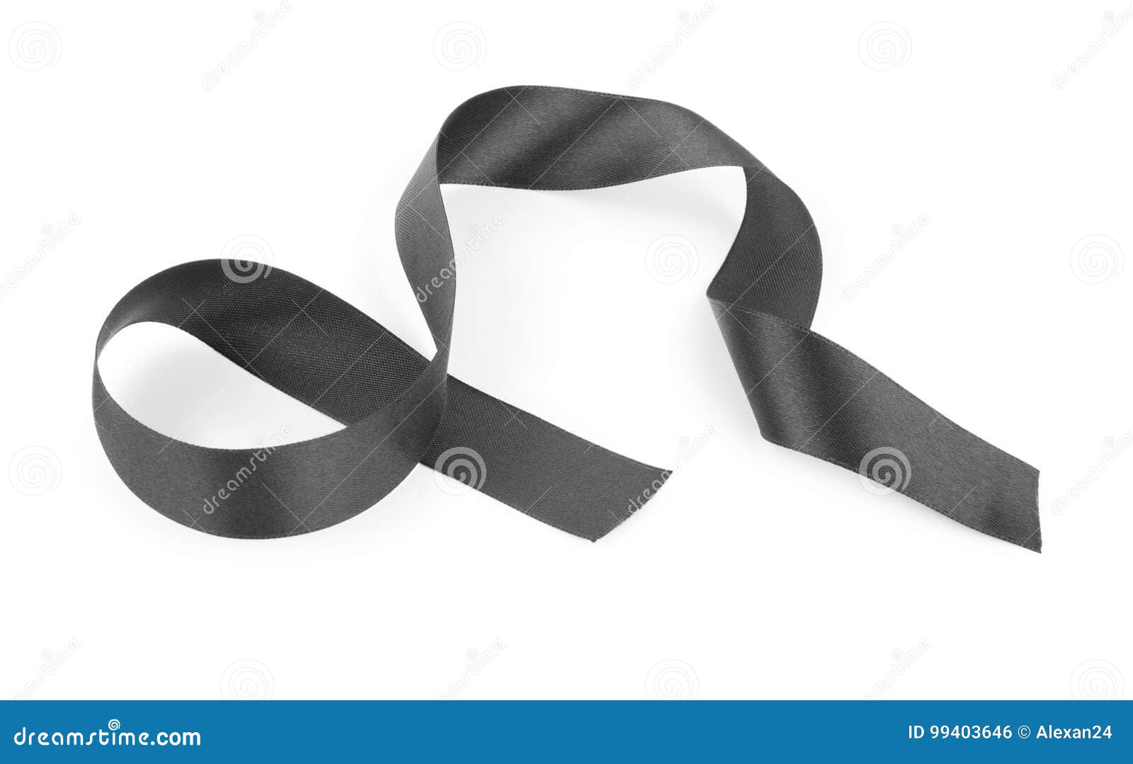Black ribbon stock photo. Image of event, symbol, ornament - 99403646